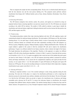 Selecting Prominent API Calls and Labeling Malicious Samples for Effective Malware Family ...