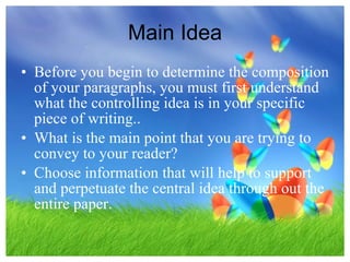 07 paragraph development | PPT