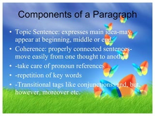 07 paragraph development | PPT
