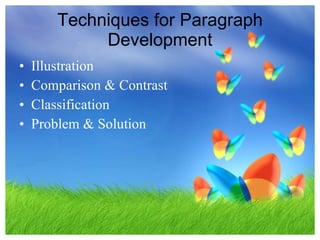 07 paragraph development | PPT