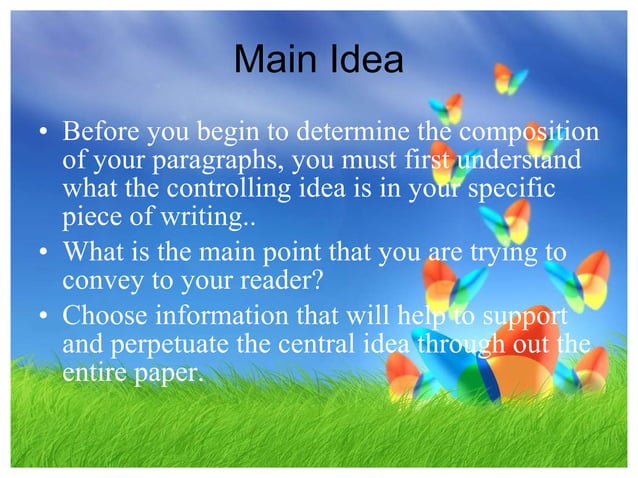 07 paragraph development | PPT | Email | Internet