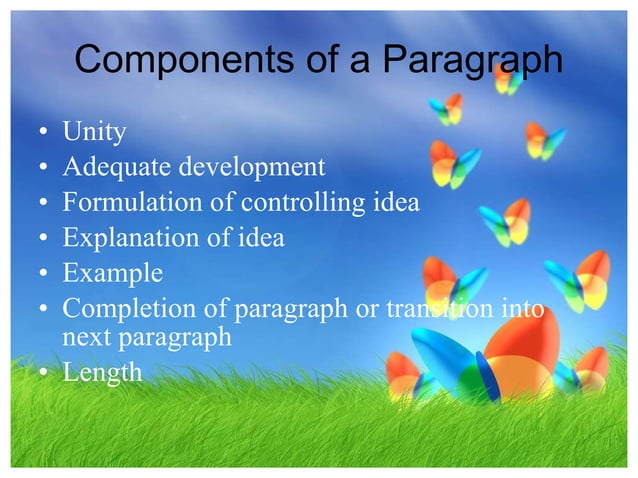 07 paragraph development | PPT | Email | Internet