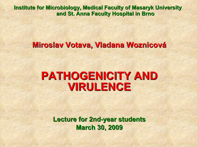 07 pathogenicity and_virulence | PPT