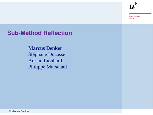Sub-Method Reflection | PDF | Programming Languages | Computing