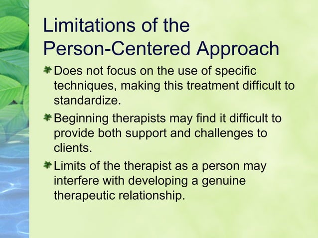 07 Person Centered Therapy | PPT