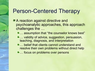 07 Person Centered Therapy | PPT
