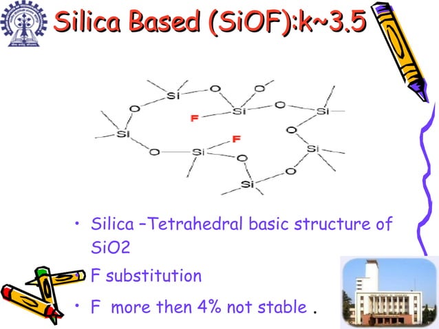 Low K Dielectrics | PPT | Chemistry | Science