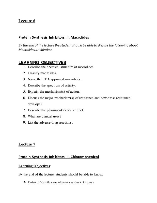 pharmacology lecture outlines week 05 blood module