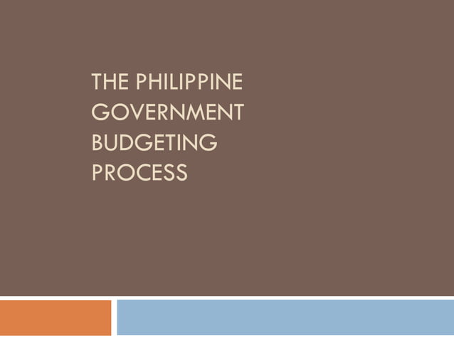 Philippine Government Budgeting Process.pdf | Civic affairs | Politics