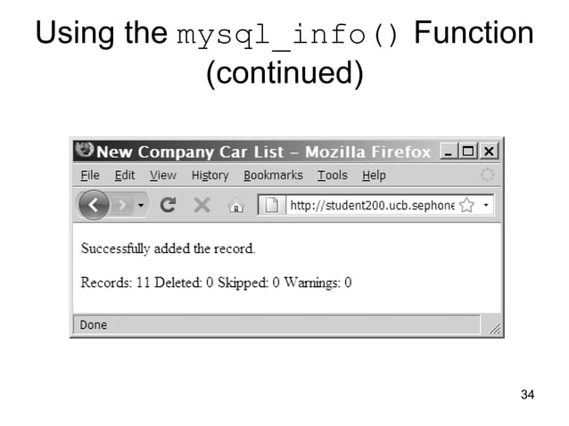 PHP with MySQL | PPT | Free Download