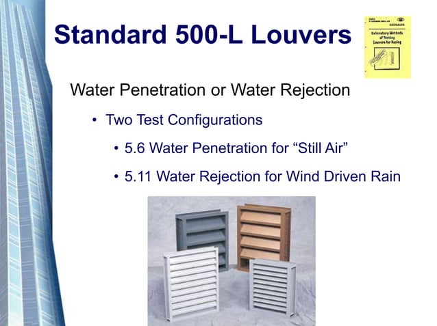 Louver Against Elements For Designers of Facade | PPT