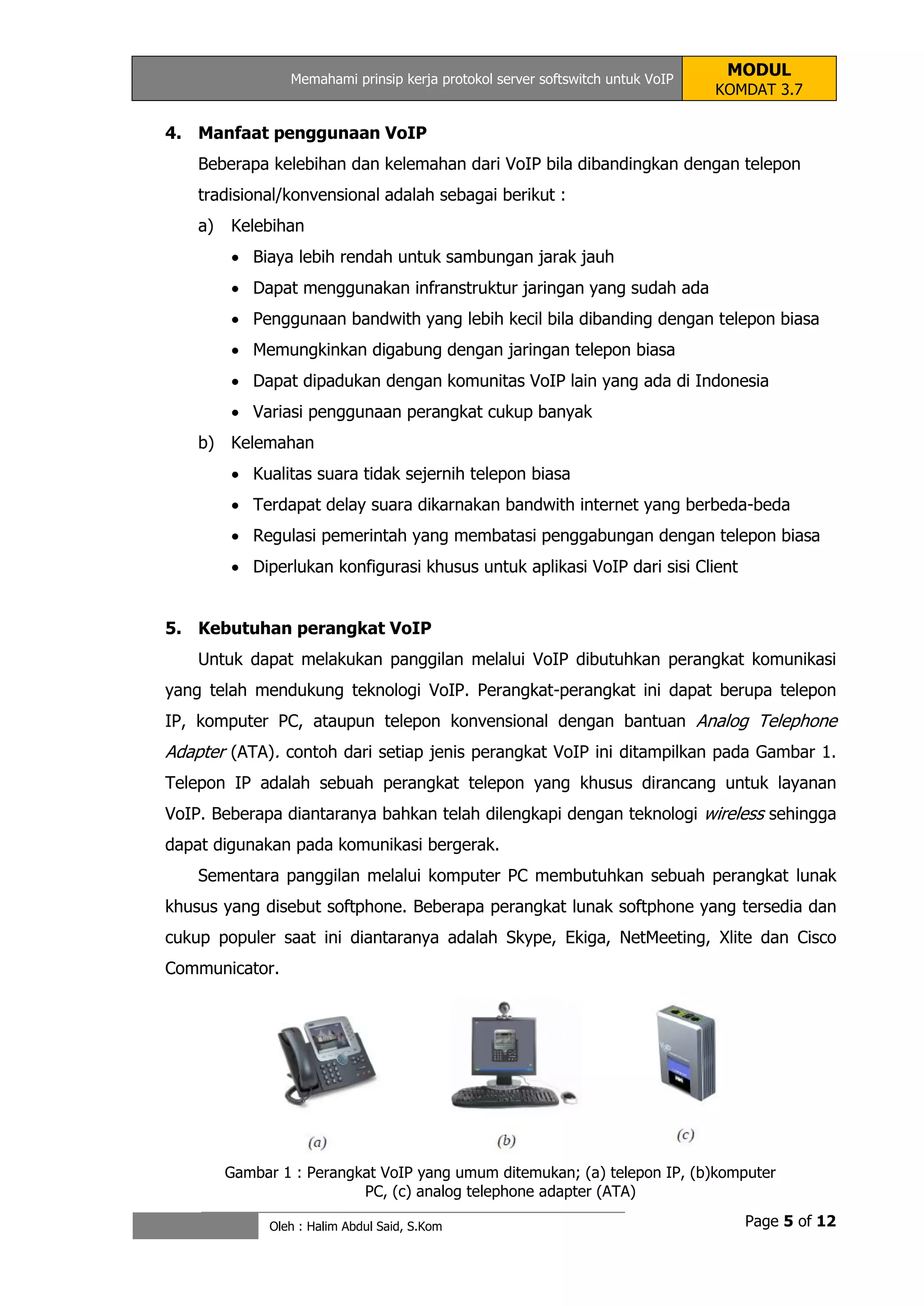 07 prinsip kerja softswitch | PDF