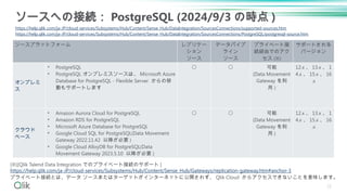 Qlik Talend Cloud - MySQLへの接続（ソース・ターゲット）, PostgreSQLへの接続（ソース・ターゲット） | PPTX