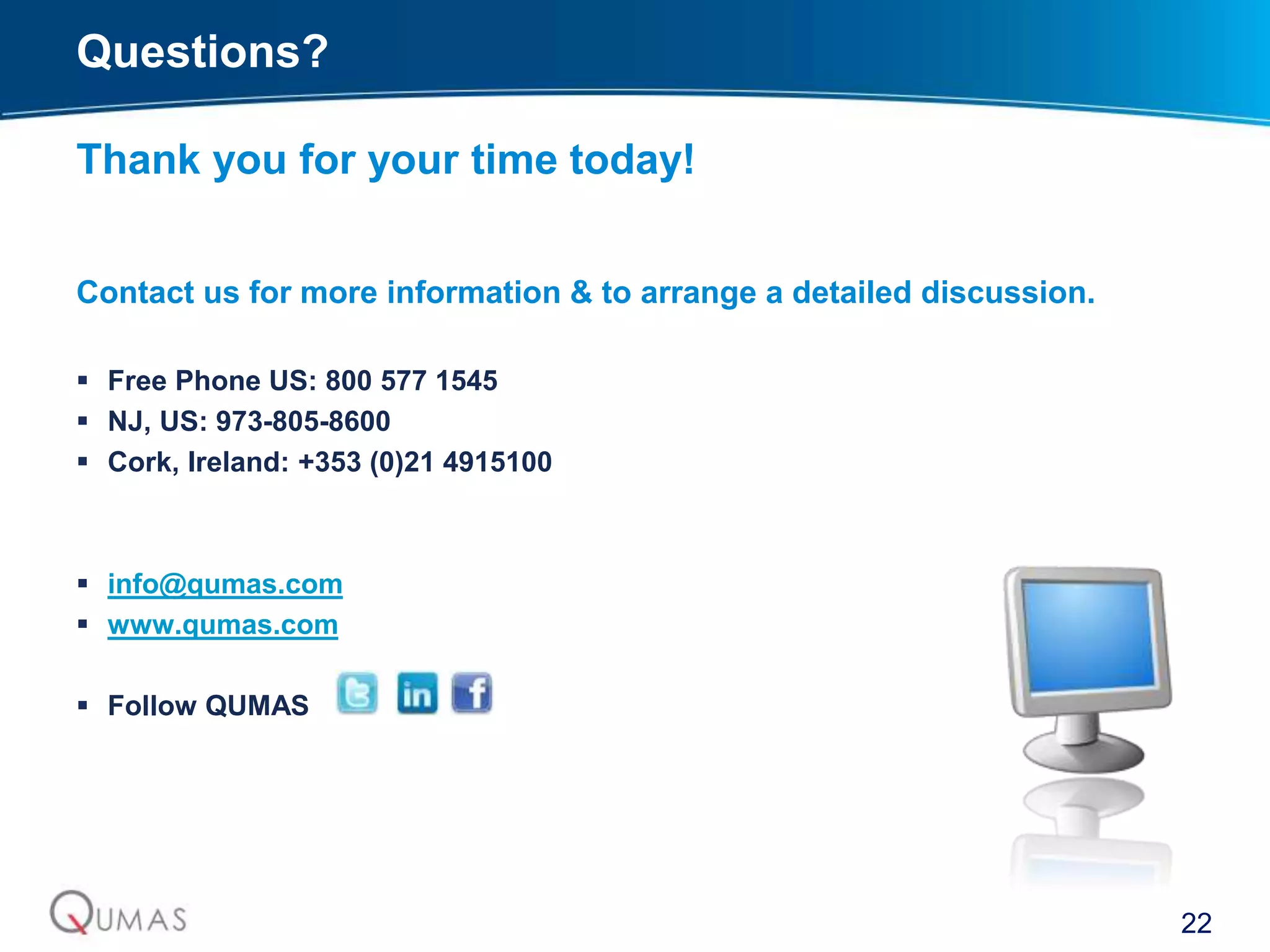 Qumas Collaboration to Innovation Quality QMS PIMS 2014 | PPT