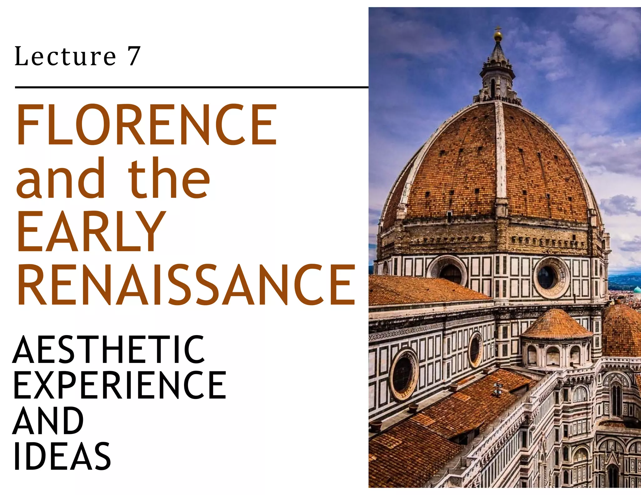 Art and Culture - Module 07 - Renaissance (Early) | PPT