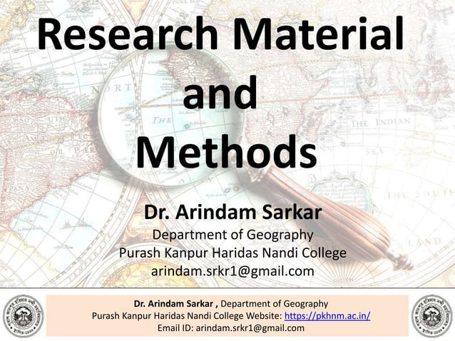Research material and method | PPT
