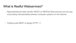 07 restful webservices design | PPT