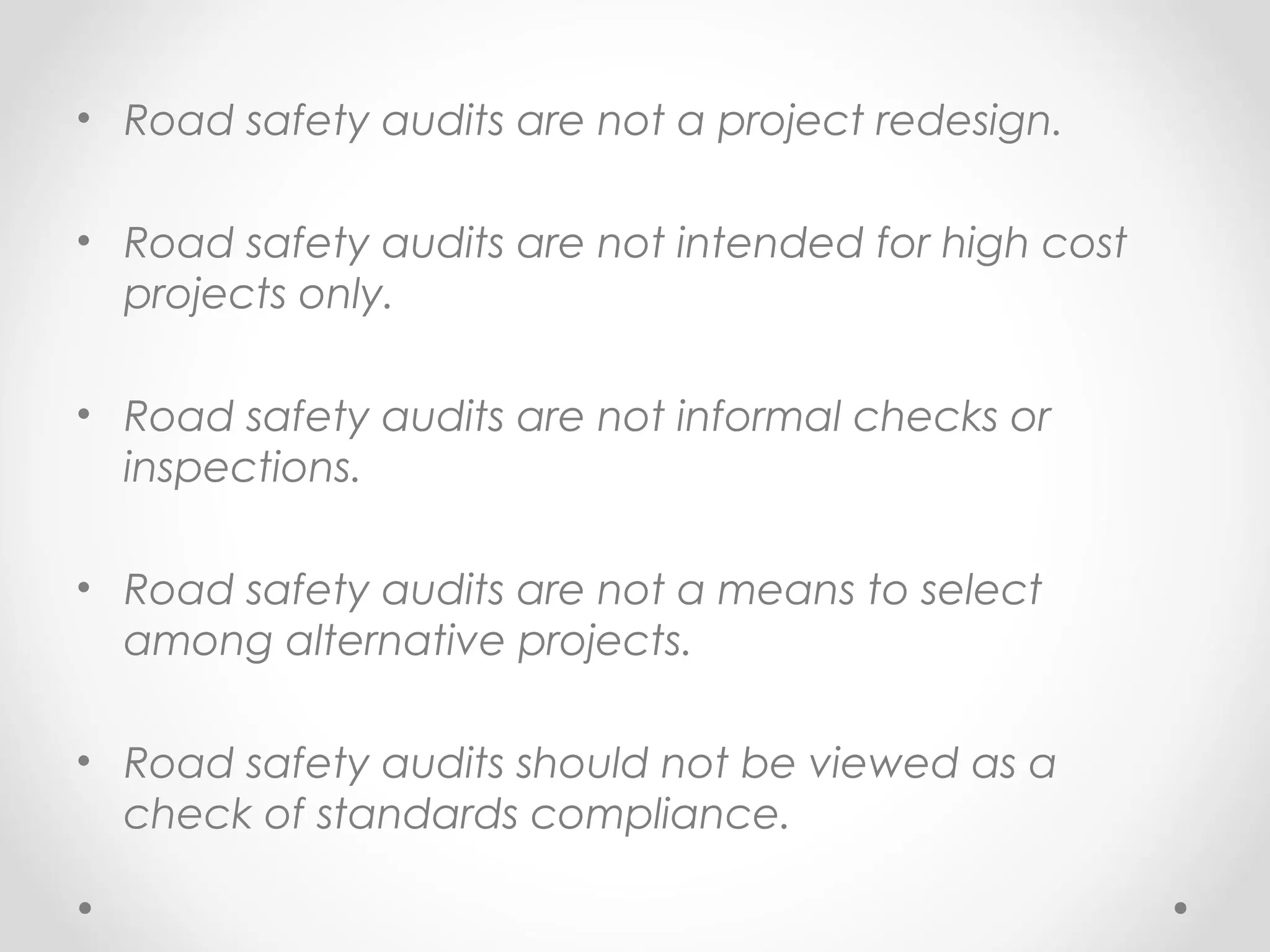 07 road safety audit | PPT