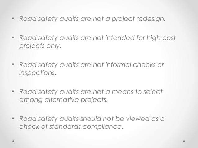 07 road safety audit | PPT