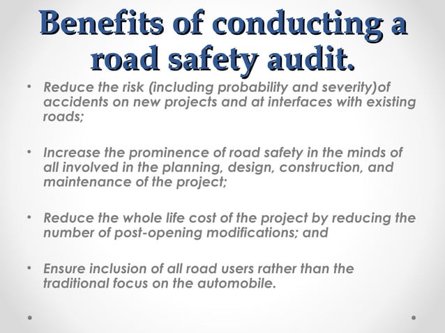 07 road safety audit | PPT