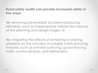 07 road safety audit | PPT