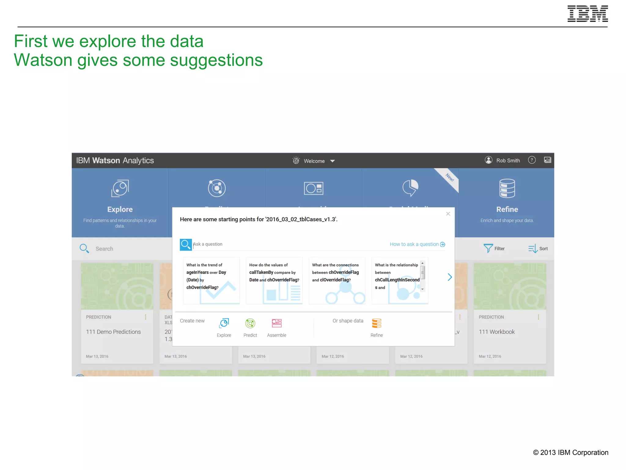 Predictive modelling in healthcare distributable - Rob Smith, IBM | PDF