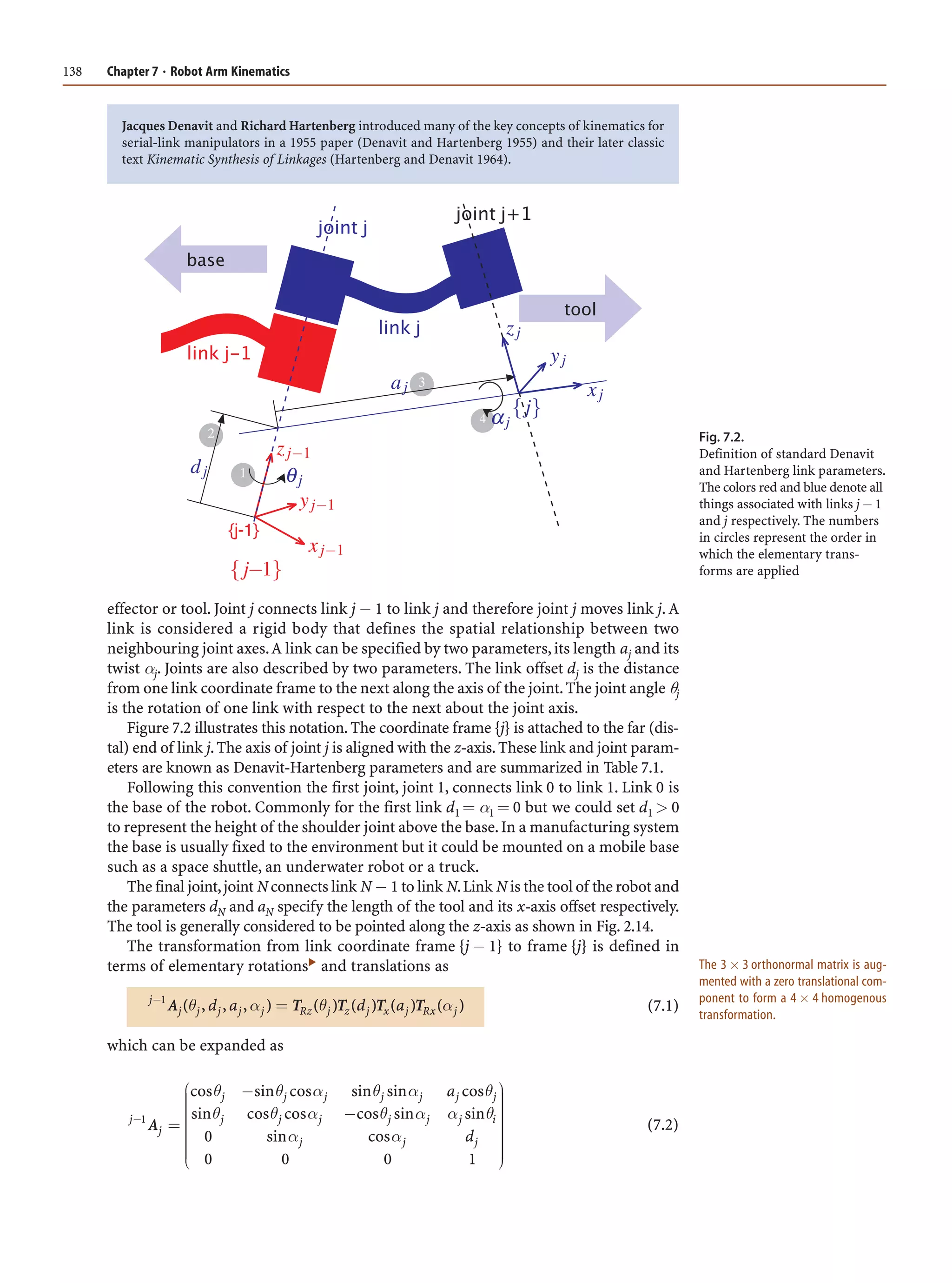 07 robot arm kinematics | PDF