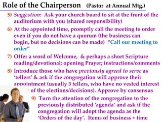 7 Role of the Chair | PPTX
