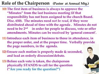 7 Role of the Chair | PPTX
