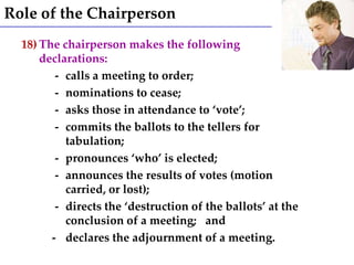 7 Role of the Chair | PPTX