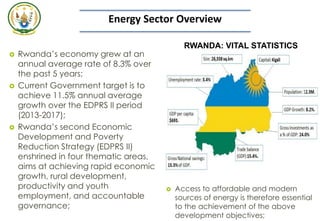 Kigali | Sep-15 | Republic of Rwanda Off-grid rural electrification | PPT