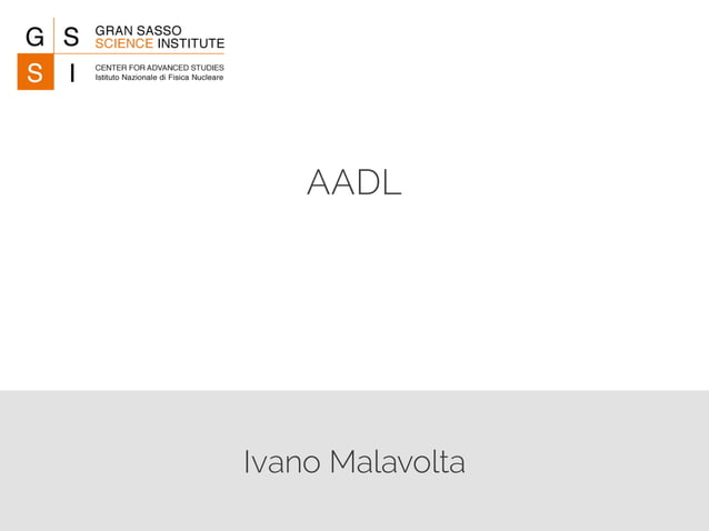 [2015/2016] AADL (Architecture Analysis and Design Language) | PDF | Programming Languages ...