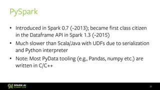 Overview of Apache Spark 2.3: What’s New? with Sameer Agarwal | PDF