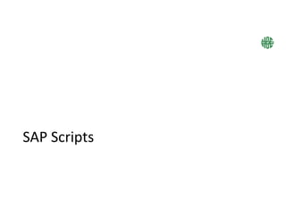 07 sap scripts | PPT