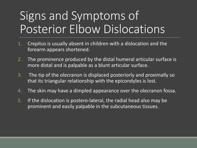 paediatric injuries around the elbow. | PPTX | Death, Injury, or ...