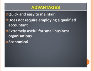 07 Single Entry System of Accounting | PPTX