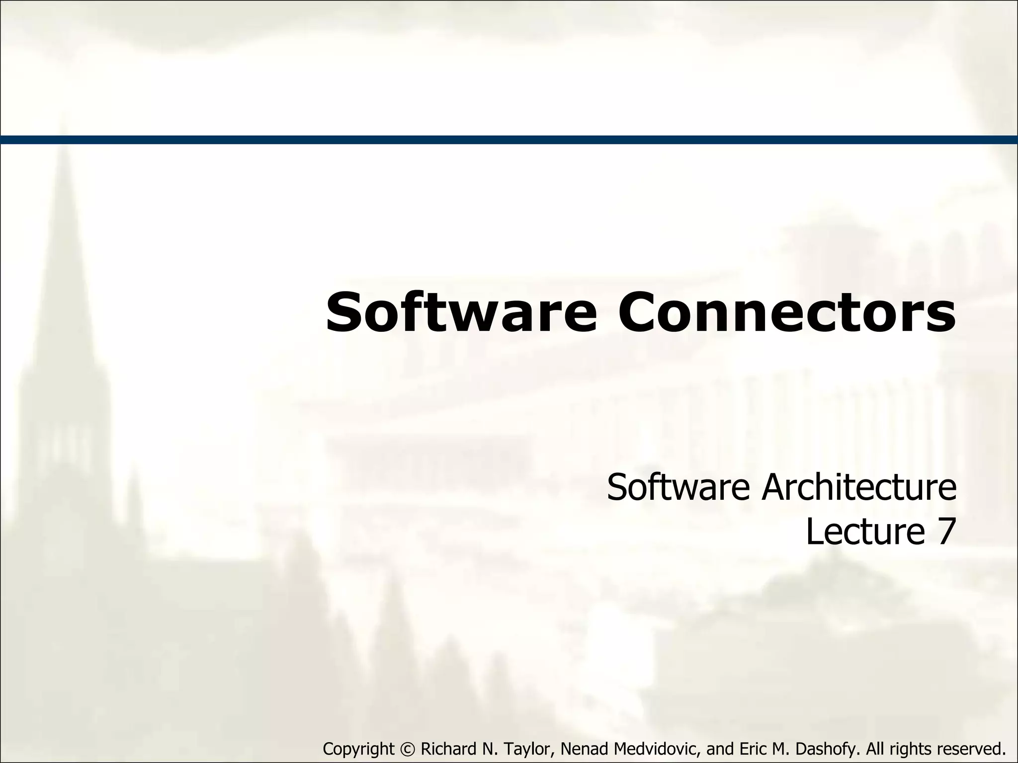 07 software connectors | PPT