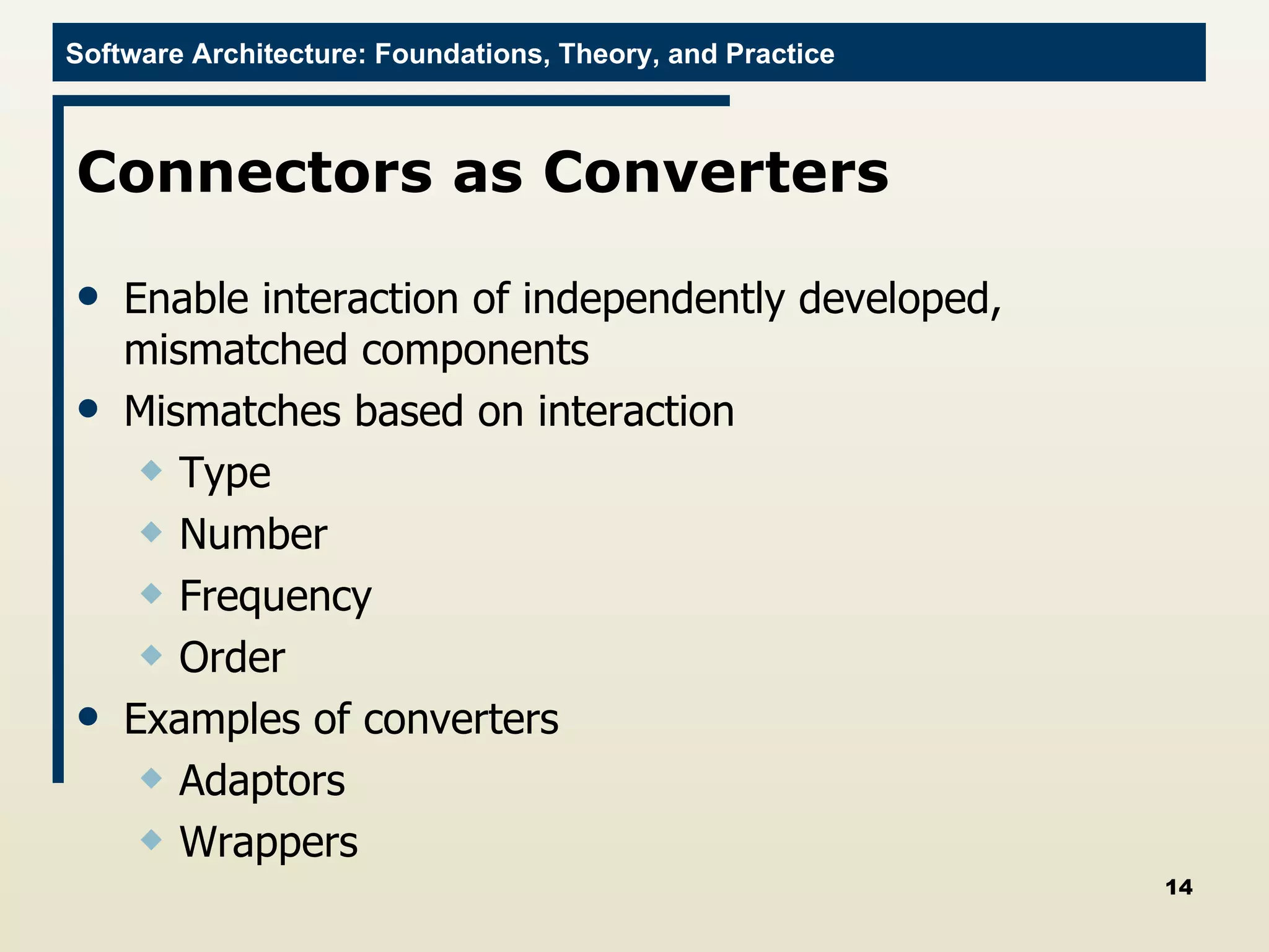 07 software connectors | PPT