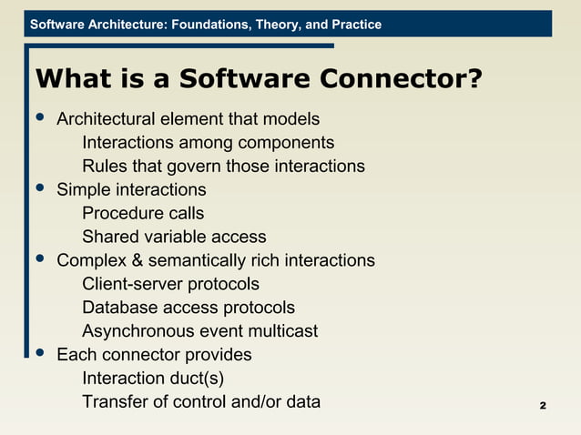 07 software connectors (2) | PPT