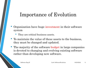 07_SoftwareEvolution.pdf for student of comuter | PPT