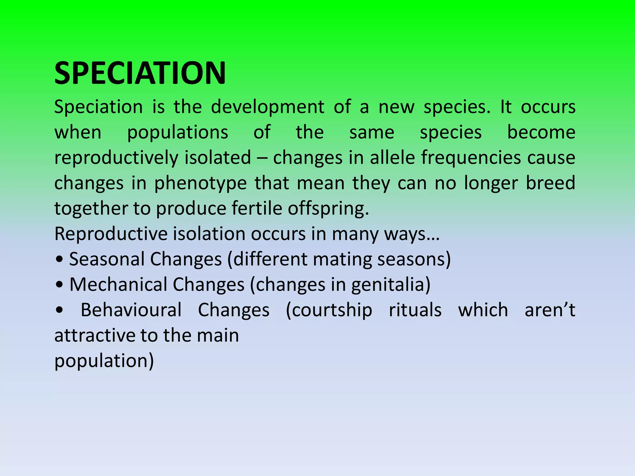 07 species concept species and speciation | PPT