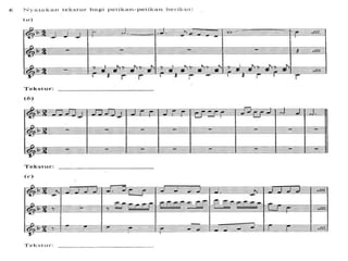 Pendidikan Muzik KBSM_Bank Soalan SPM (Tekstur) | PPT