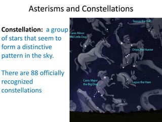 07 stars, constellations, and asterisms | PPT