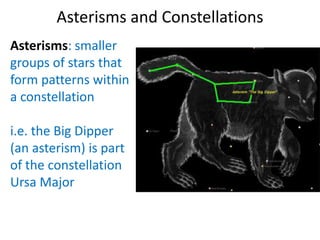 07 stars, constellations, and asterisms | PPT