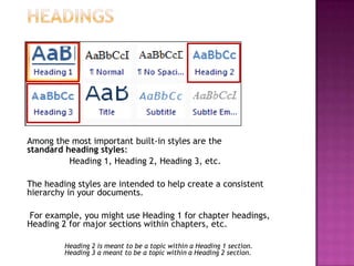 2010 07 Styles | PPTX