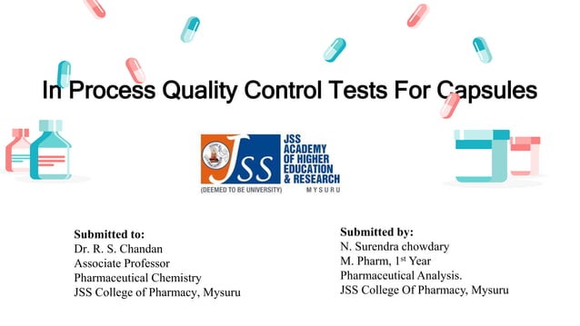 In Process Quality Control Tests For Capsules [Autosaved].pptx ...