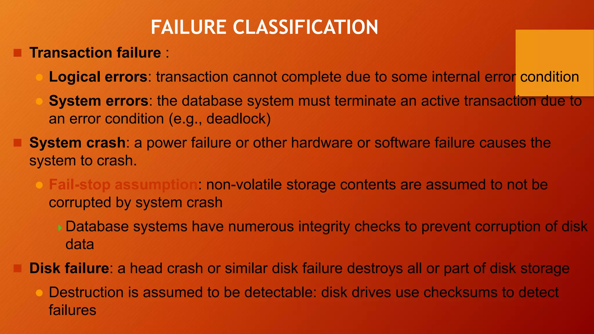 Recovery & Atom city & Log based Recovery | PPTX | Databases | Computer Software and Applications