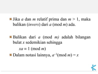 Matematika Diskrit - 07 teori bilangan - 04 | PDF