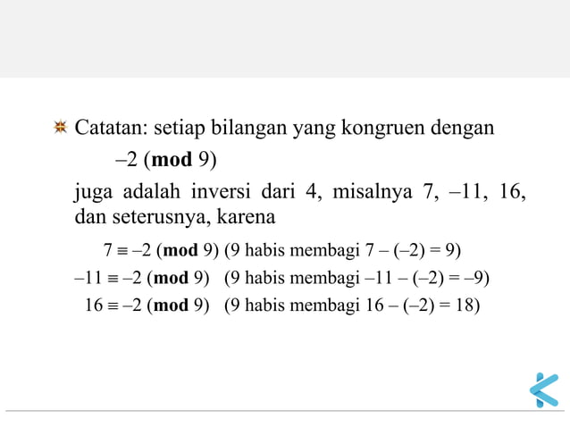 Matematika Diskrit - 07 teori bilangan - 04 | PDF