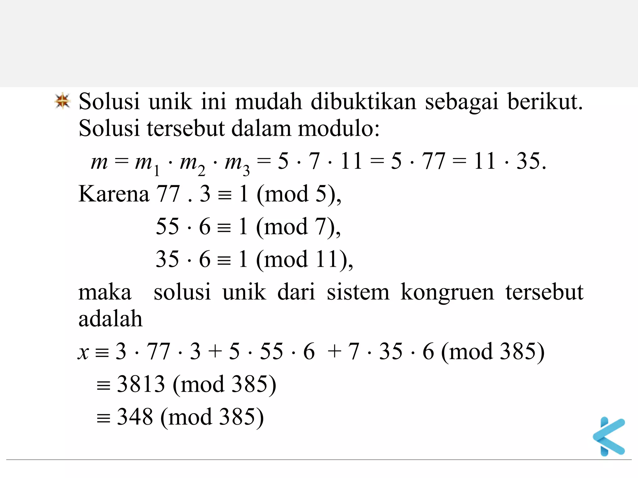 Matematika Diskrit - 07 teori bilangan - 05 | PDF